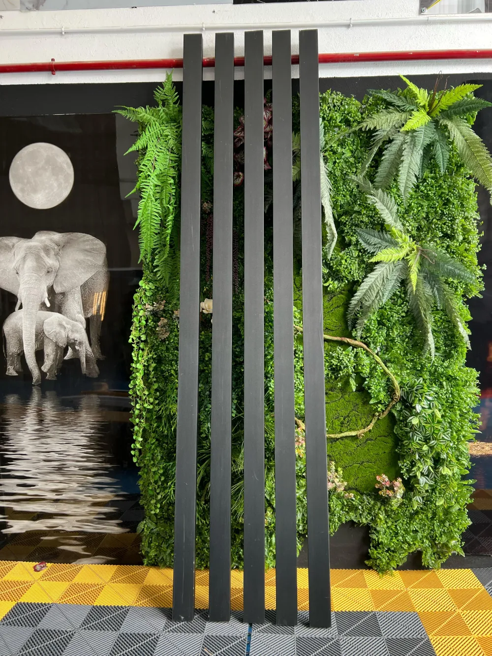 Listones de PVC Negro Individual 100X50 | Mejor precio